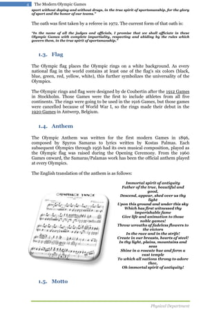 Modern olympics games | DOCX