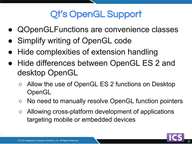 Convert Your Legacy OpenGL Code to Modern OpenGL with Qt