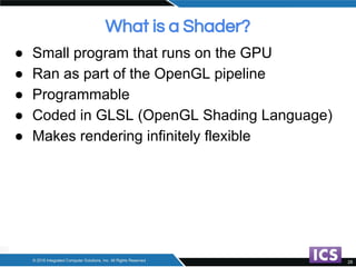 Convert Your Legacy OpenGL Code to Modern OpenGL with Qt | PPT