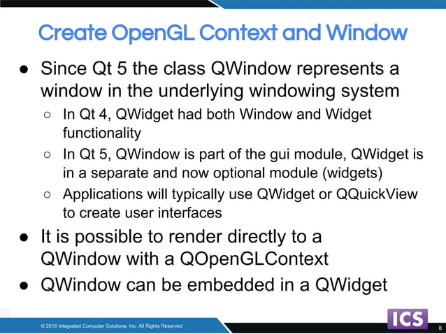 Convert Your Legacy OpenGL Code to Modern OpenGL with Qt