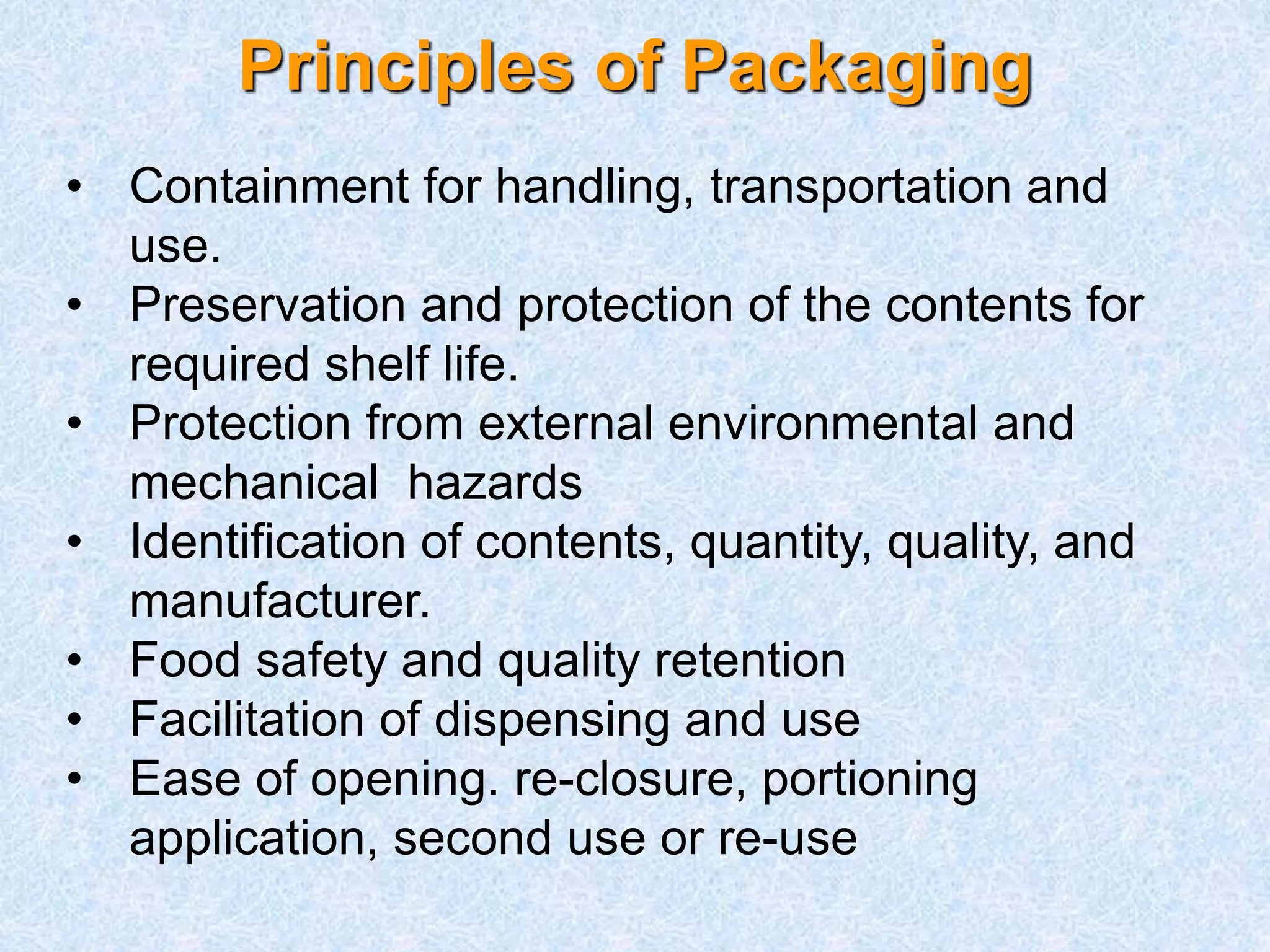 Modern packaging techniques with special reference to banana | PPT