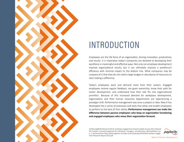 Modern Performance Management Whitepaper - Paylocity | PPT