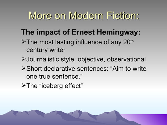 American Literature: Introduction to the Modern Period | PPT