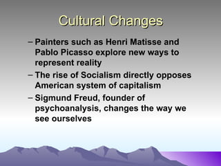 American Literature: Introduction to the Modern Period | PPT