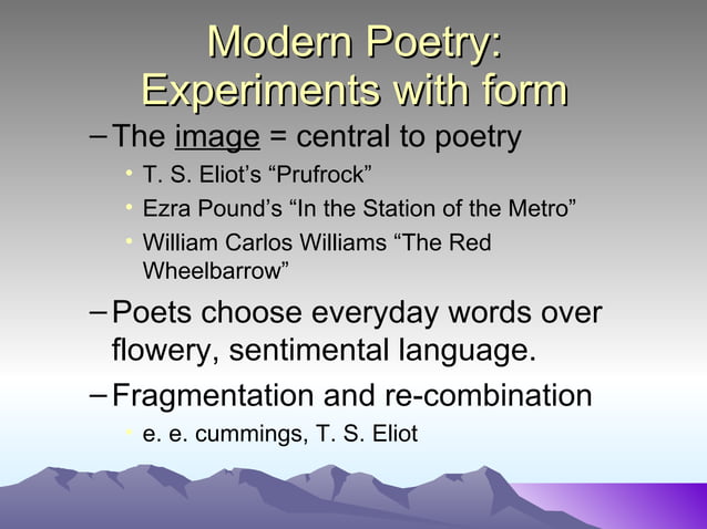 American Literature: Introduction to the Modern Period | PPT