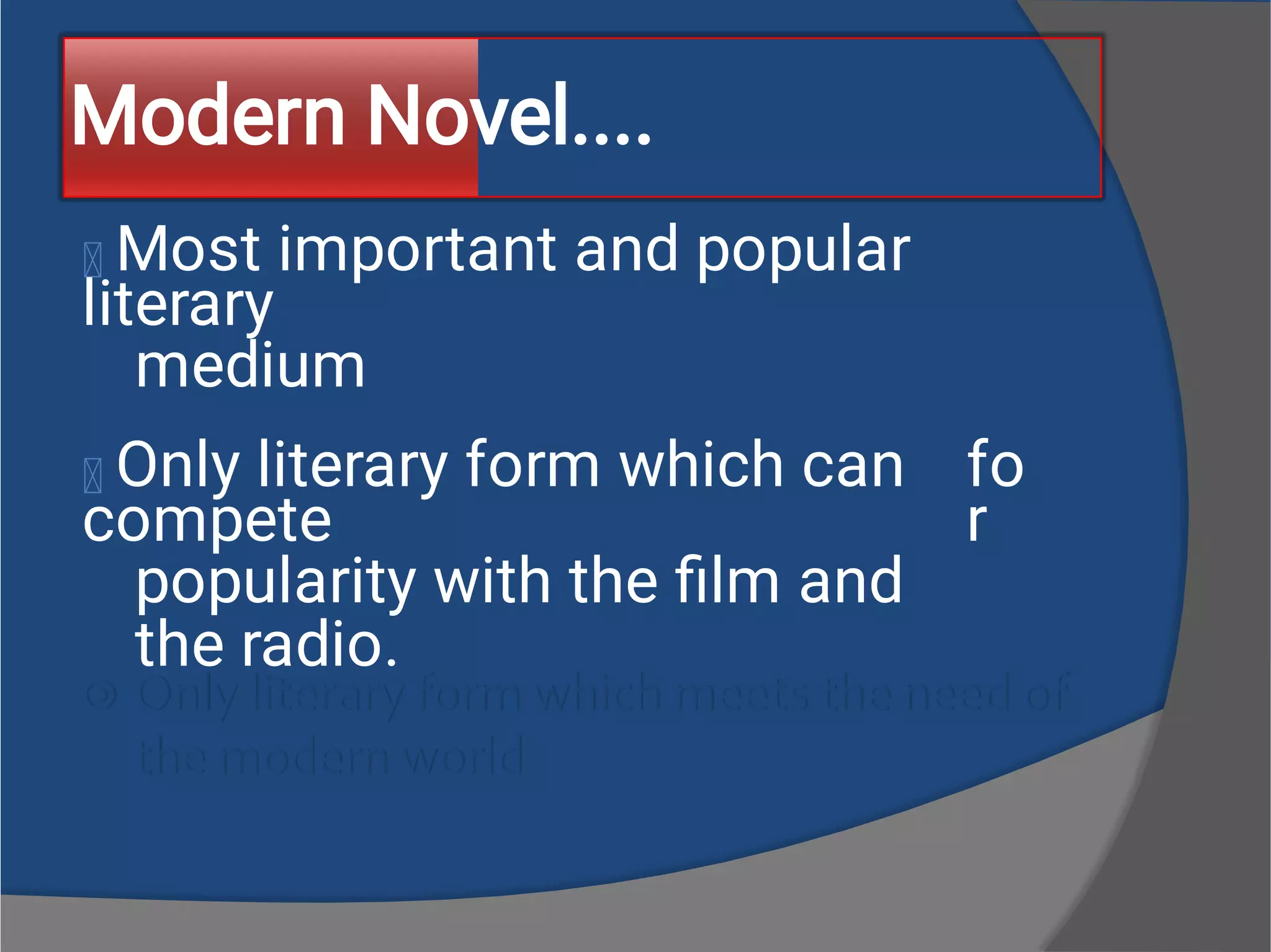 Modernperiodliterature | PDF