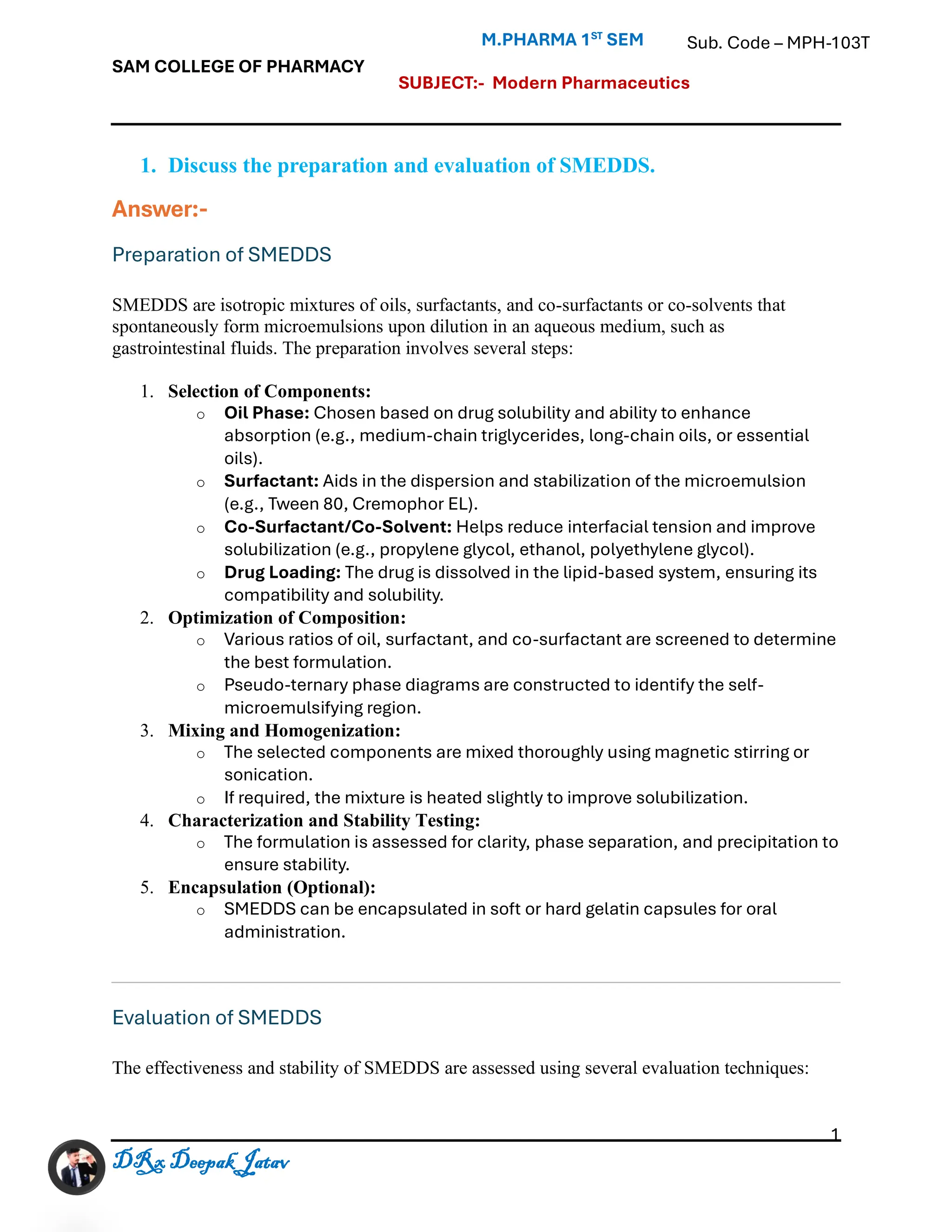Modern Pharmaceutics by DRx DeepakJatav.pdf