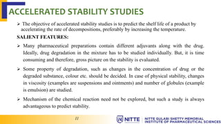 KINETICS OF STABILITY , ACCELERATED STABILITY STUDY, AND ICH STABILITY ...