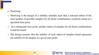 KINETICS OF STABILITY , ACCELERATED STABILITY STUDY, AND ICH STABILITY ...