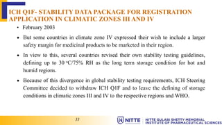 KINETICS OF STABILITY , ACCELERATED STABILITY STUDY, AND ICH STABILITY ...