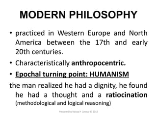 Modern Philosophy 2015 | PPTX