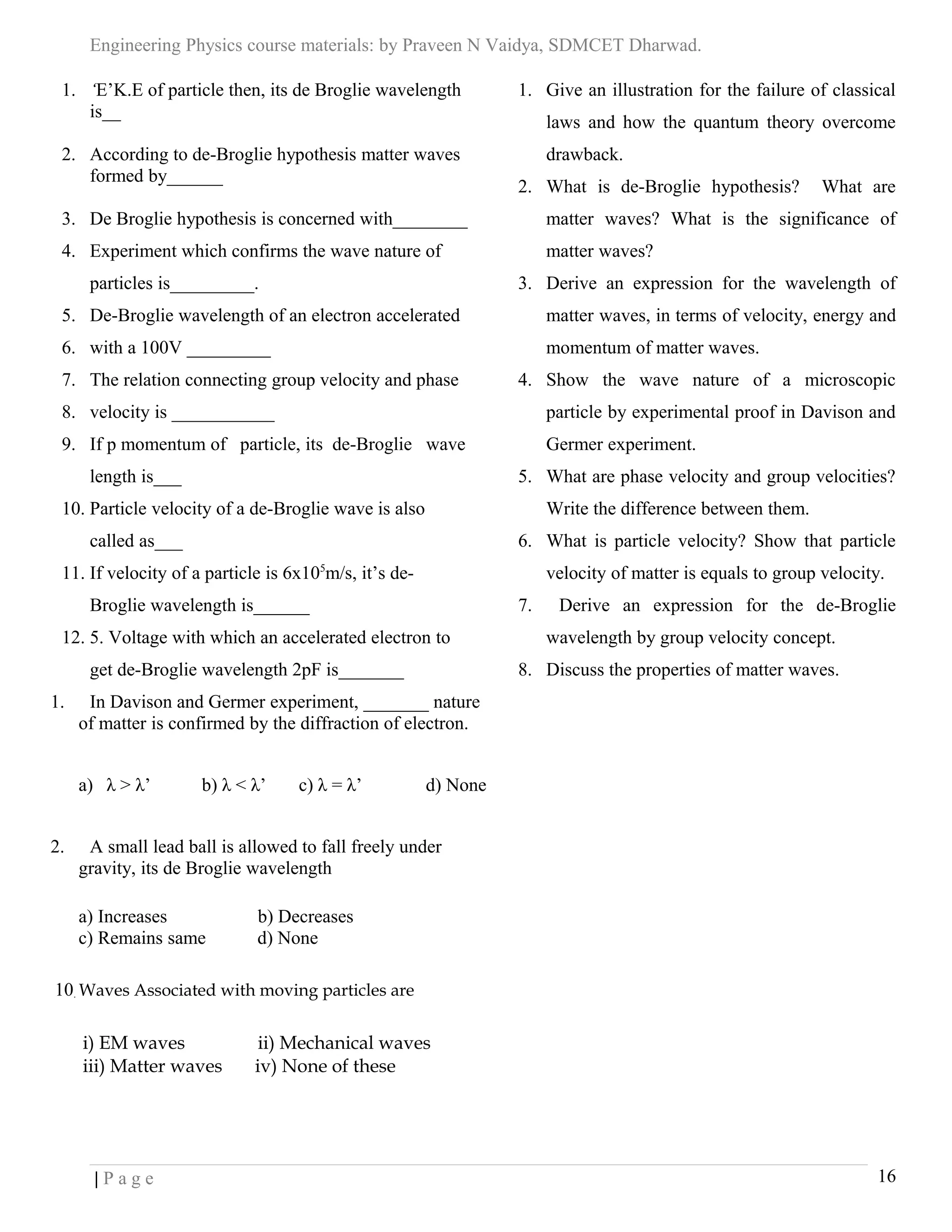 Fundamentals of modern physics | DOC