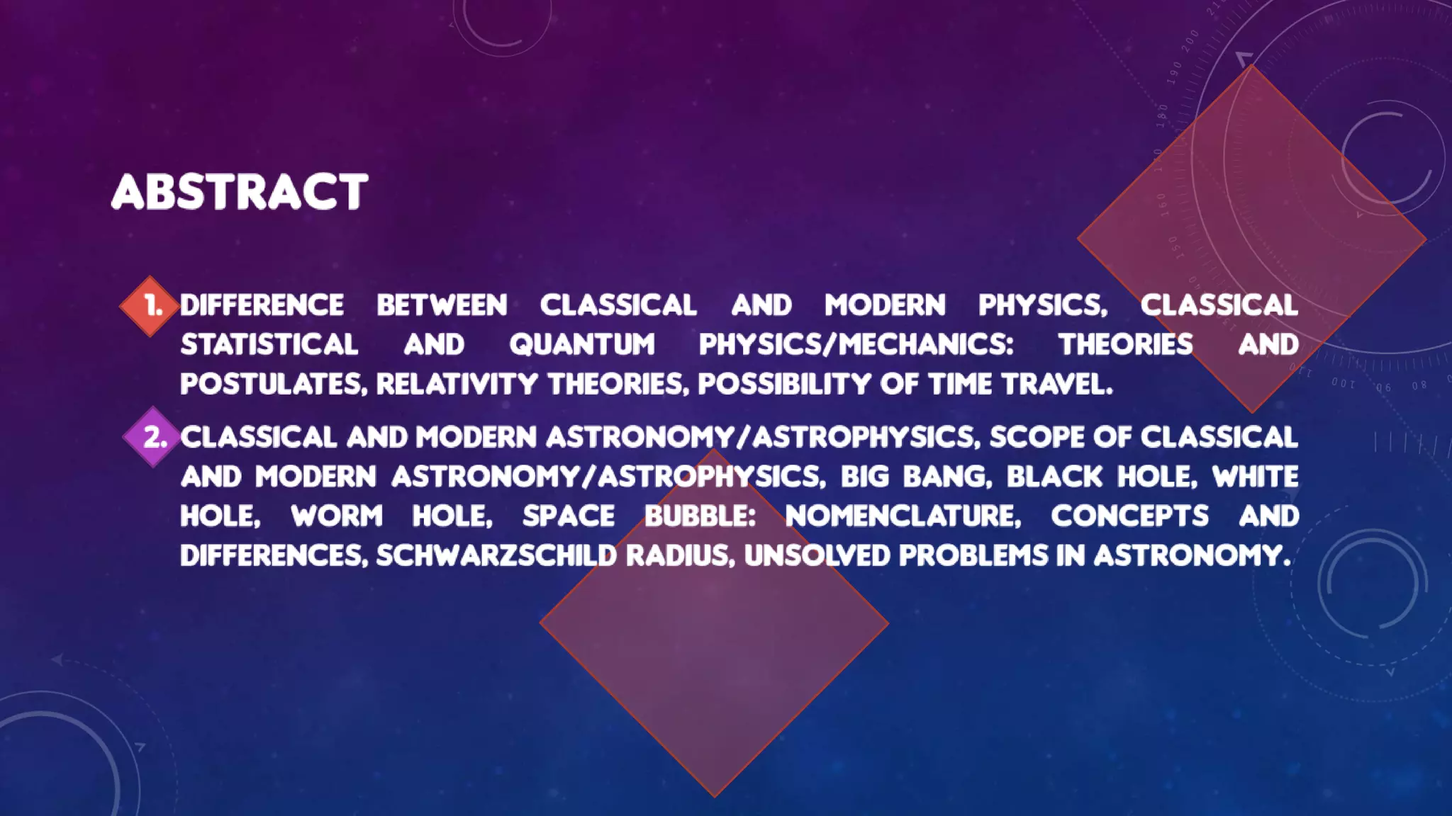 Modern Physics & Astronomy | PPT