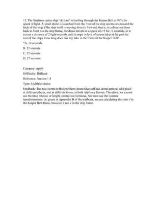 Question Bank for Modern Physics - Felder (New Edition) | PDF