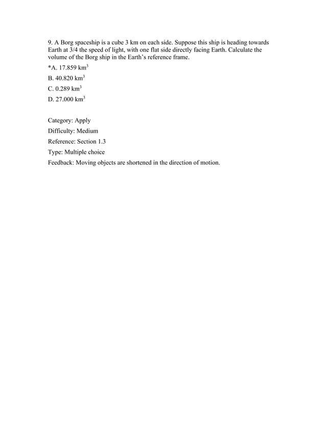 Question Bank for Modern Physics - Felder (New Edition) | PDF