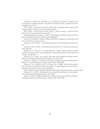 Modern portfolio theory for enrgy mix in ireland | PDF | Stocks and ...