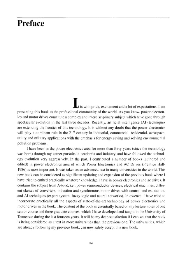 Modern power electronics and ac drives bimal k. bose | PDF