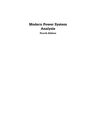 Modern Power System Analysis Paperback.pdf
