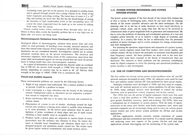 Modern Power Systems Analysis Pdfdrive Pdf 