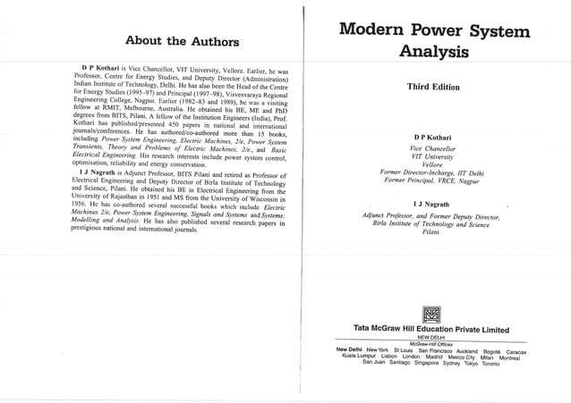 Modern Power Systems Analysis ( PDFDrive ).pdf | Computer Software and Applications | Computing