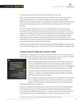 Modern PR the art & science of integrated media influence | PDF ...