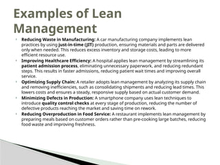 MODERN PRACTICES IN MANAGEMENT IN INDUSTRY | PPTX | Mechanical and ...