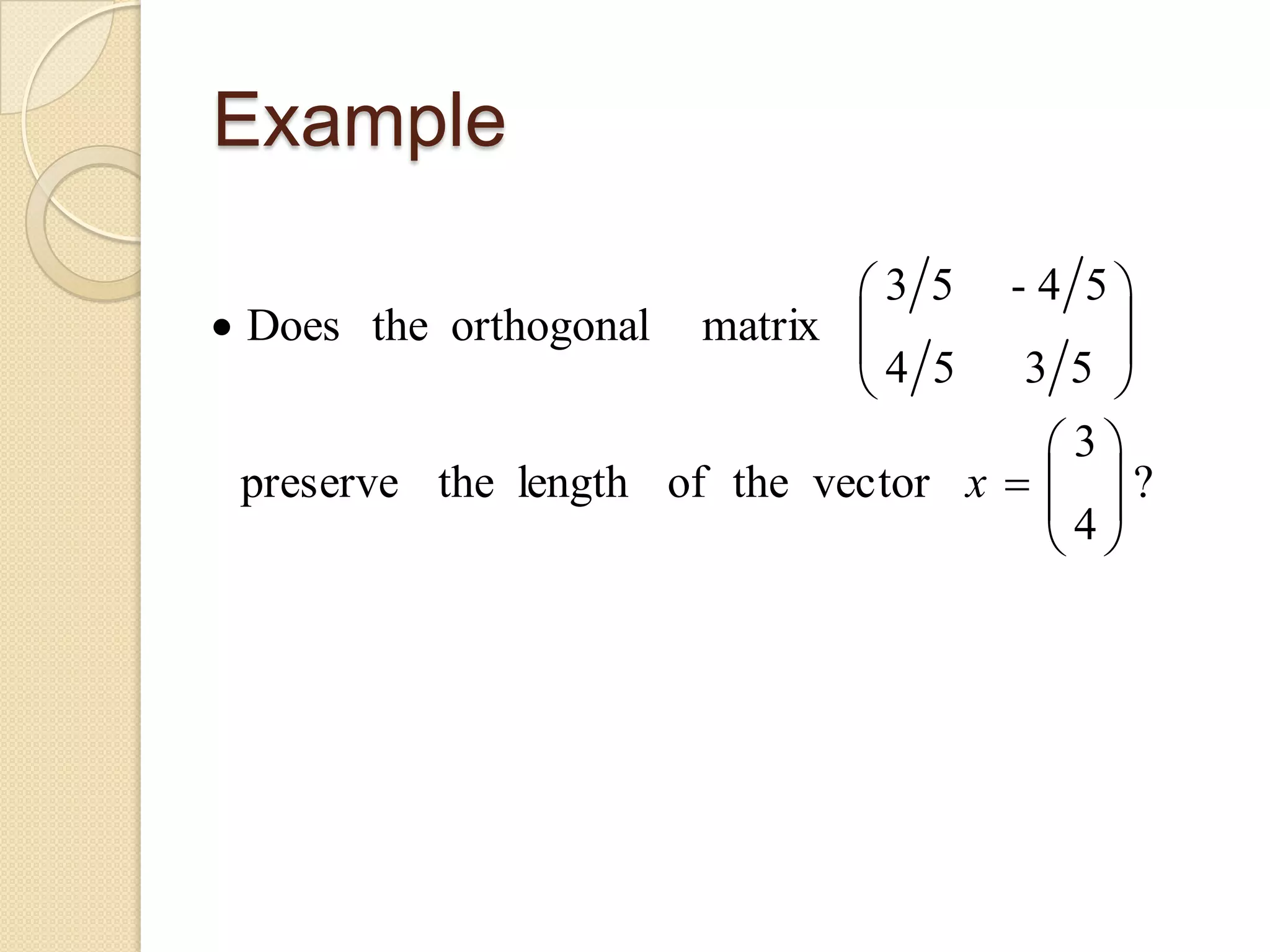 Matrix Groups and Symmetry | PPTX