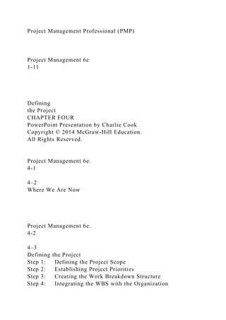 Modern Project ManagementPowerPoint Presentation by Charlie .docx