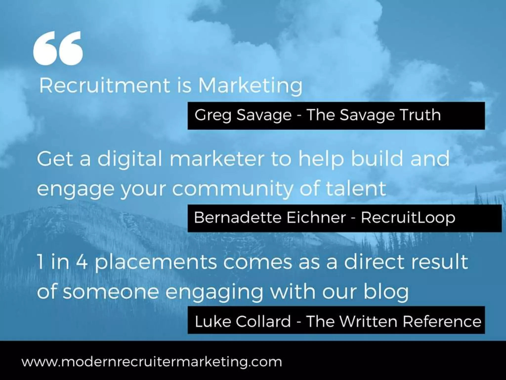 Modern recruiter marketing | PPTX