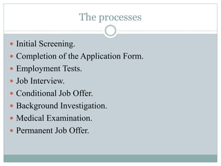 Modern recruitment process | PPTX