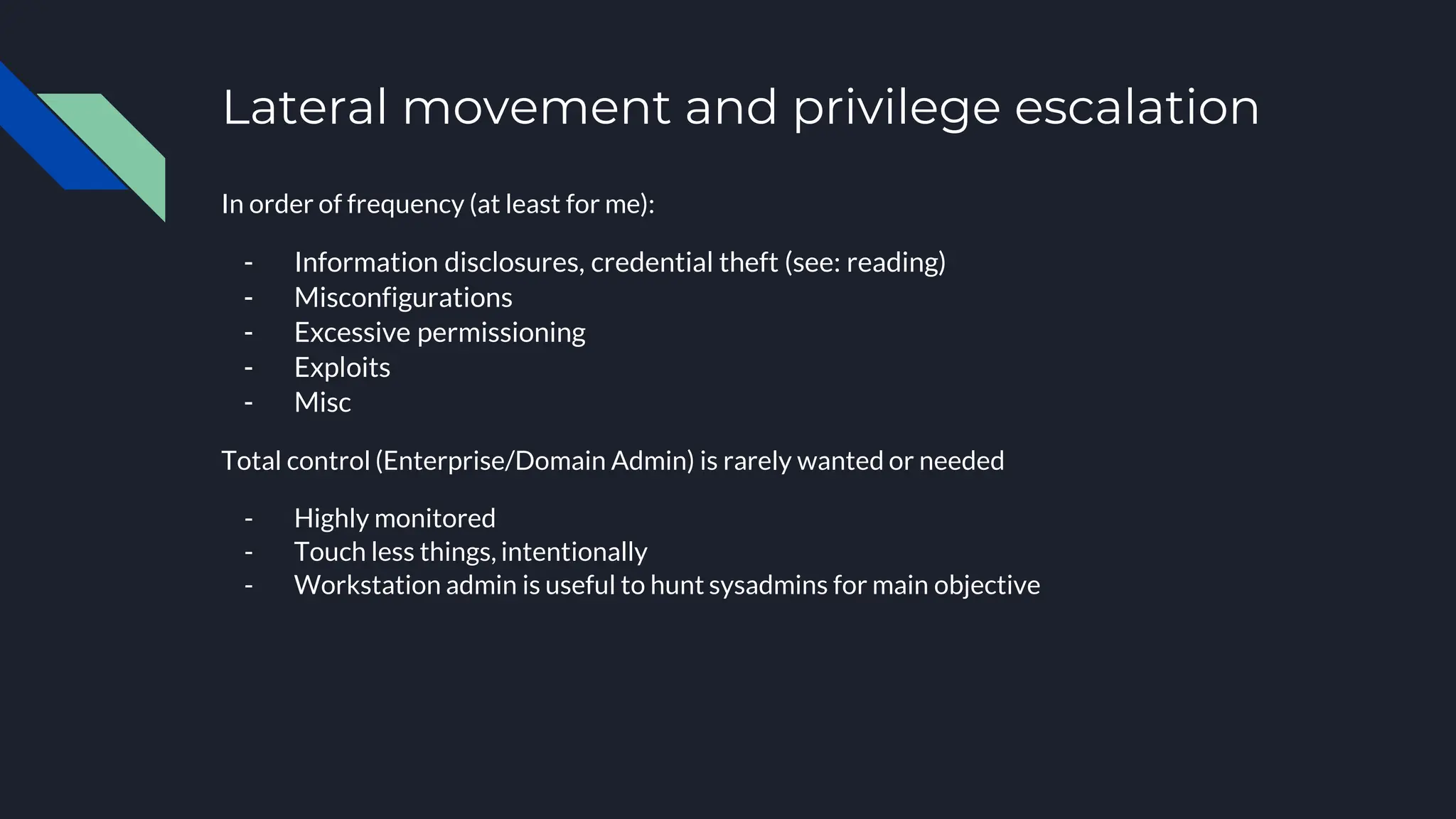 Modern Red Teaming - subverting mature defenses on a budget | PPT