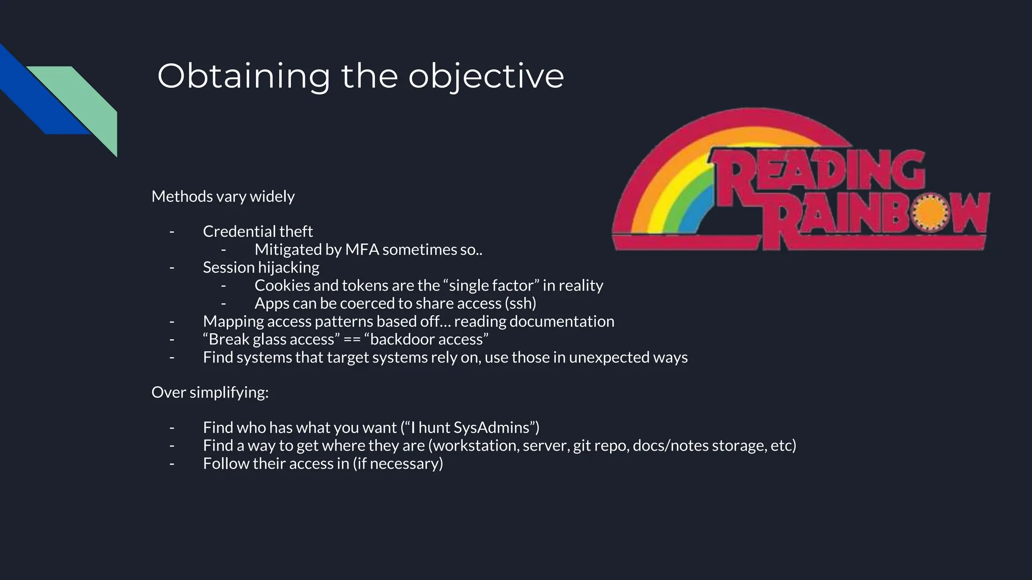 Modern Red Teaming - subverting mature defenses on a budget | PPT