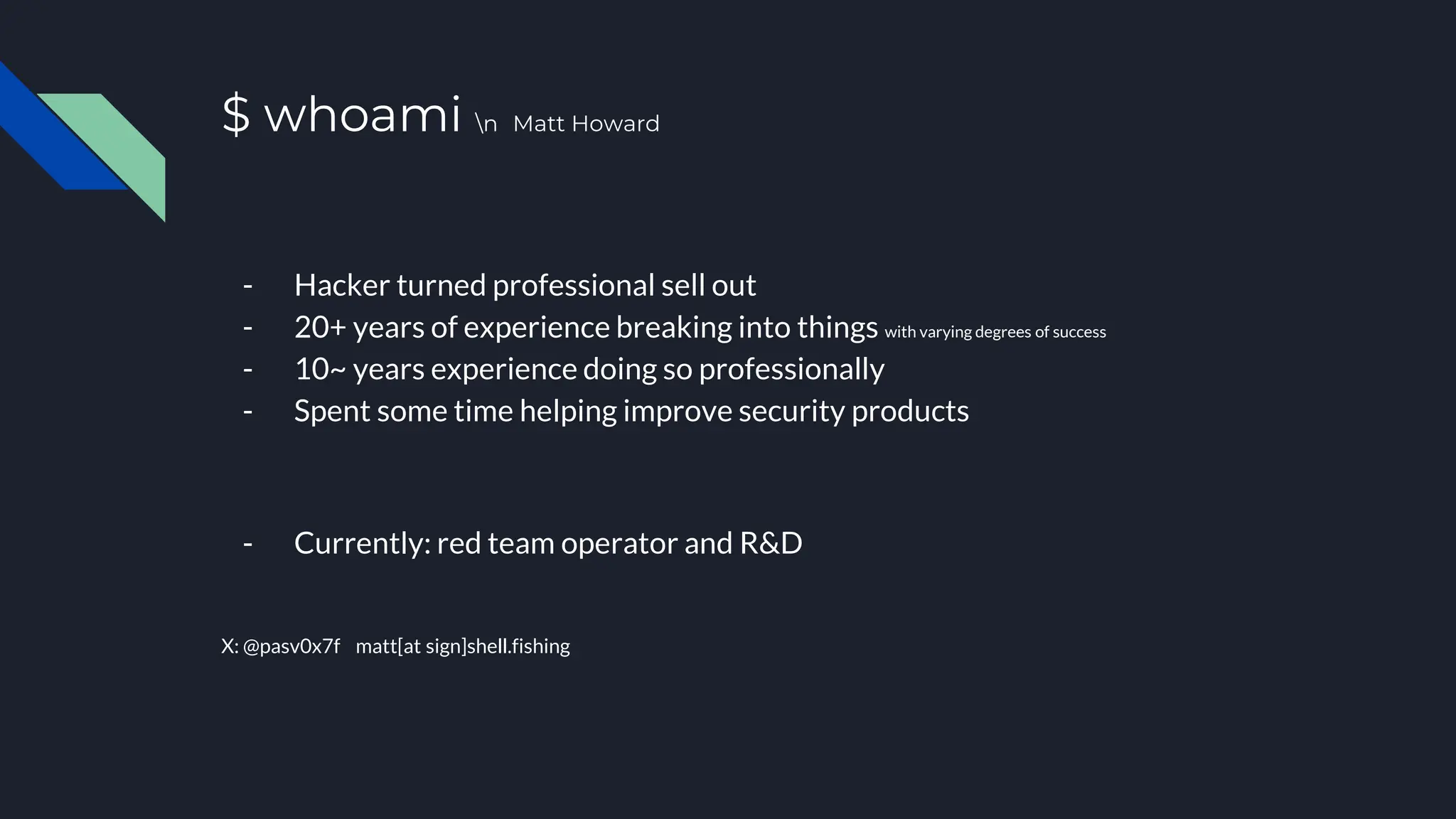 Modern Red Teaming - subverting mature defenses on a budget | PPT