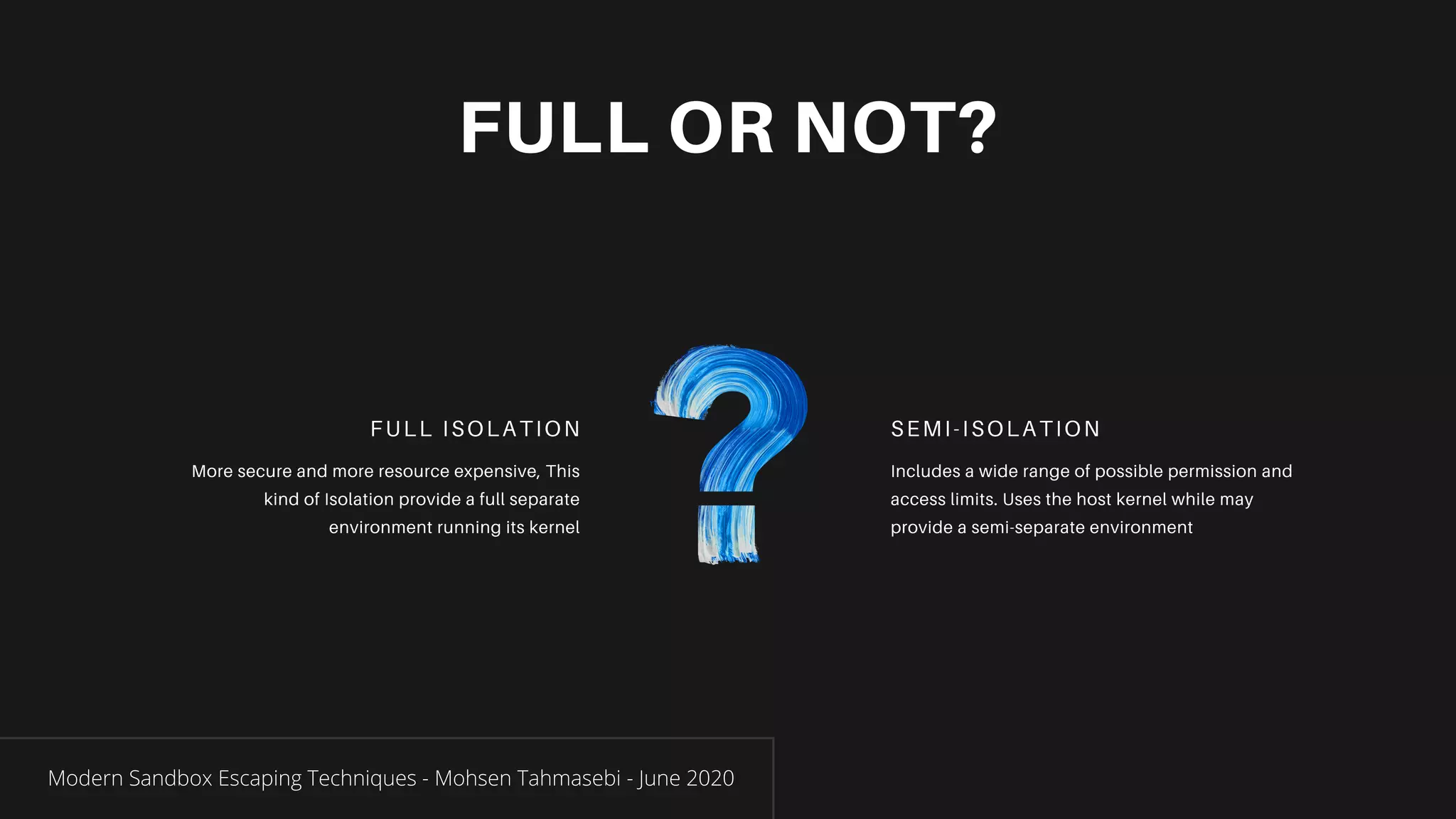 Modern sandbox escaping techniques | PPT