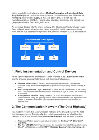 Modern SCADA system and Solution Comany in India | PDF