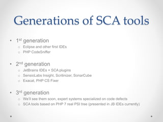 Modern Static Code Analysis in PHP | PPT