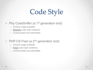Modern Static Code Analysis in PHP | PPT