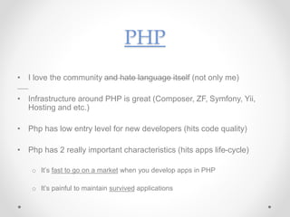 Modern Static Code Analysis in PHP | PPT
