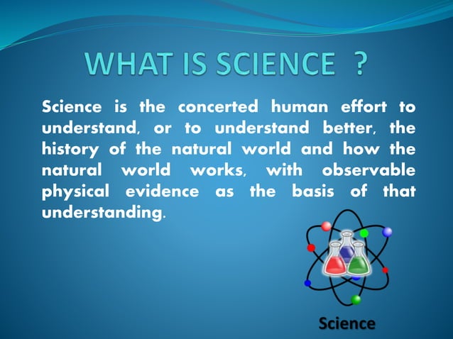 Modern science | PPTX | Science