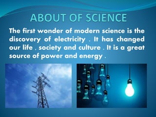 Modern science | PPTX | Science