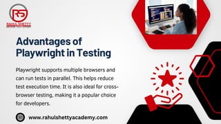 Modern Software Testing: Playwright, Gen AI, and Machine Learning ...