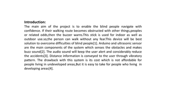 Modern Stick For Blind People Using Aruino Microcontroller.pptx