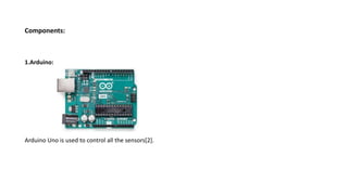 Modern Stick For Blind People Using Aruino Microcontroller.pptx