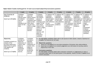 Higher Modern Studies - exemplar Paper 2 | PDF