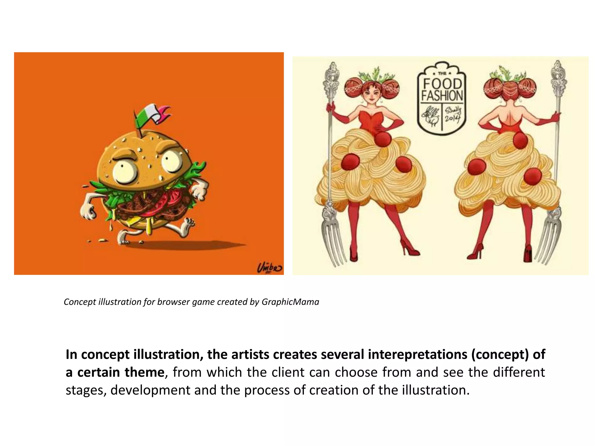 Modern styles and types of illustration techniques | PPTX