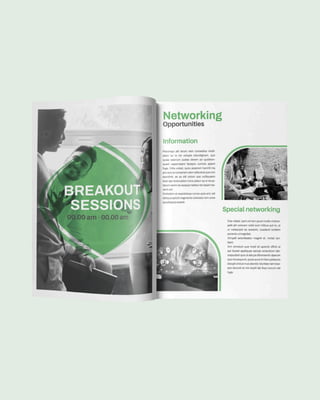 Modern Summit Agenda Design | Superior 16+ Page Design | PDF