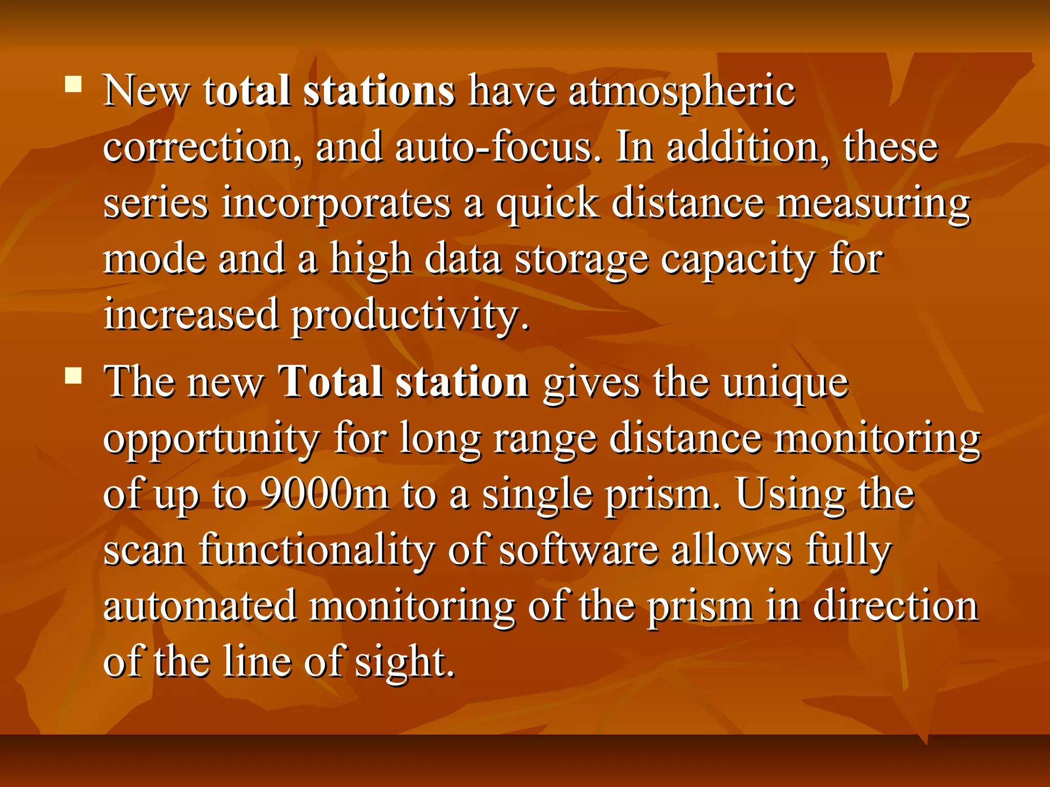 Modern Surveying Equipment Presentation | PPT