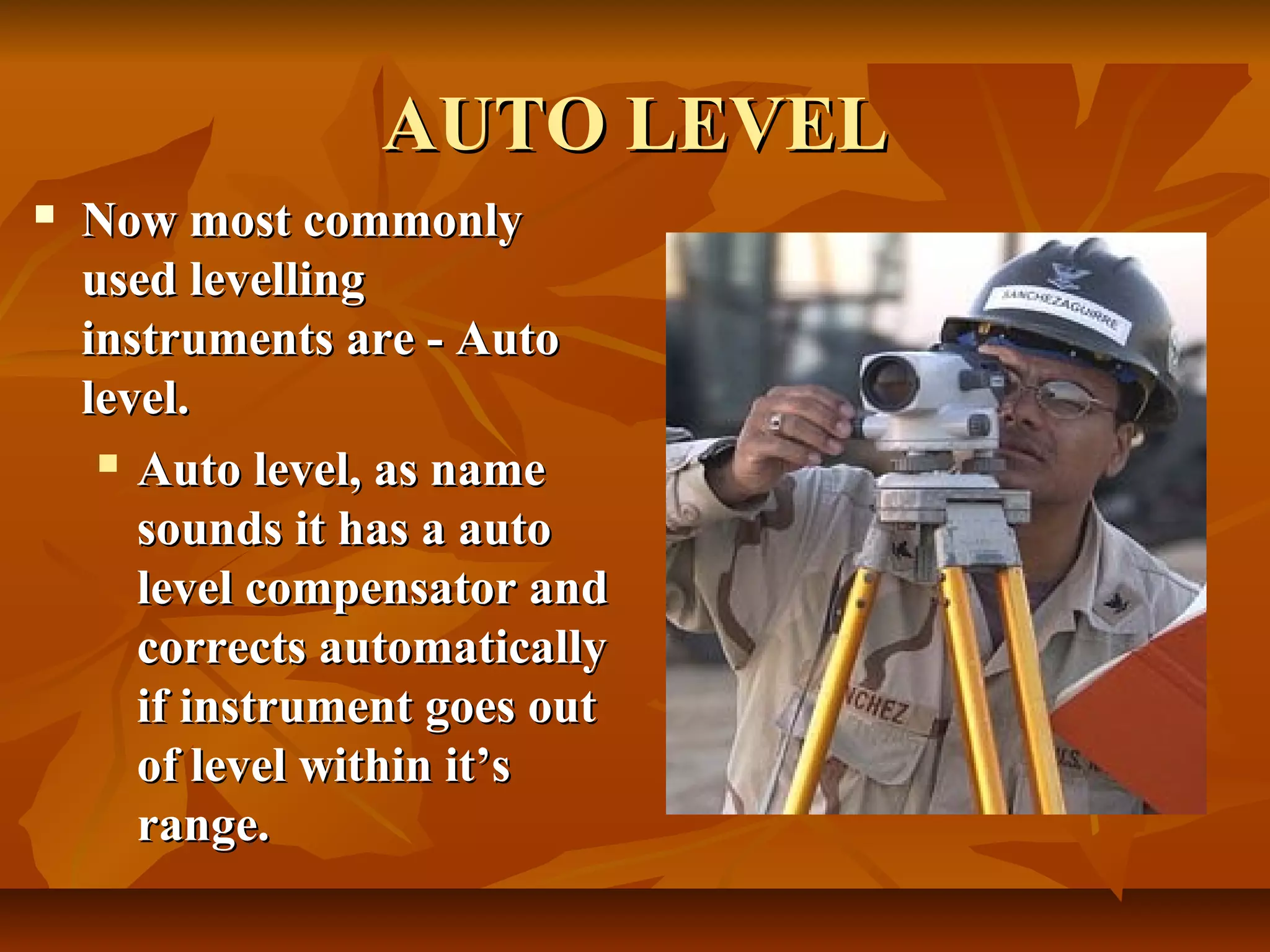 Modern Surveying Equipment Presentation | PPT