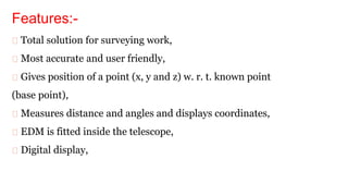 Modern surveying methods and instruments | PPTX