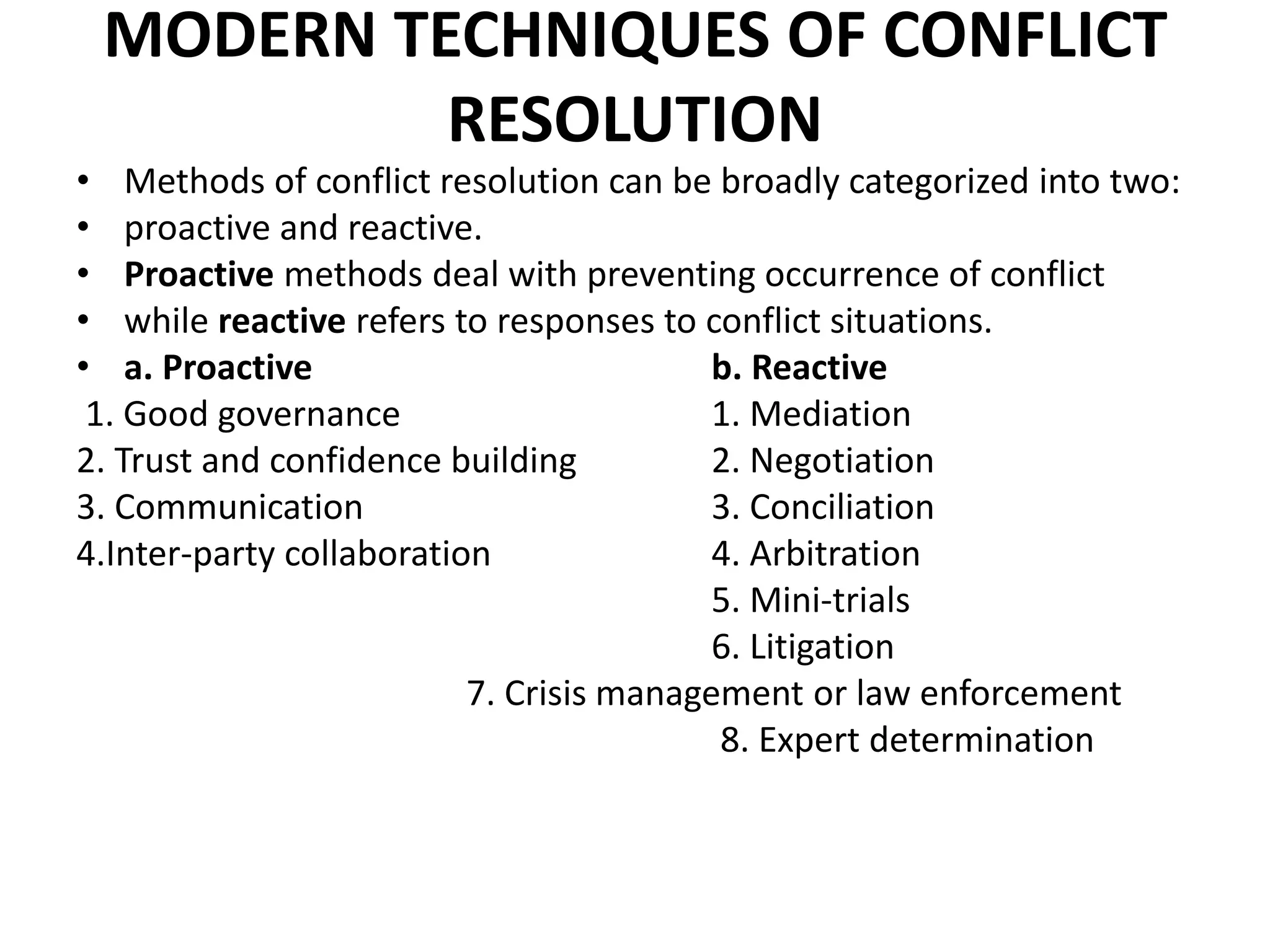 MODERN TECHNIQUES OF CONFLICT RESOLUTION.pptx
